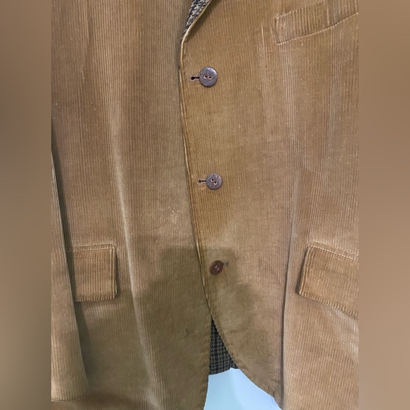 Cortefiel | Jackets & Coats | Vintage Cortefiel Mens Tan Corduroy Long ...